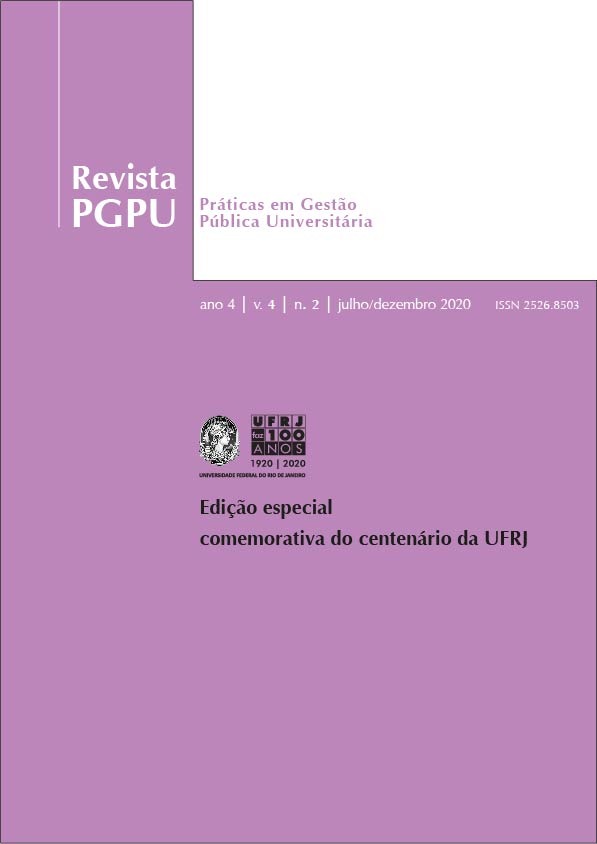 Revista PGPU homenageia o centenário da universidade - Sintufrj